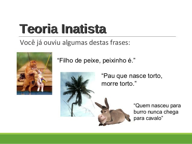 1. teorias do desenvolvimento