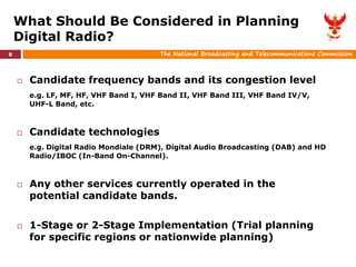 DAB+ Digital Radio Planning in Thailand | PDF