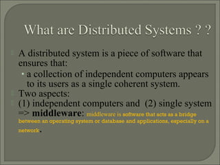 1.intro. to distributed system | PPT