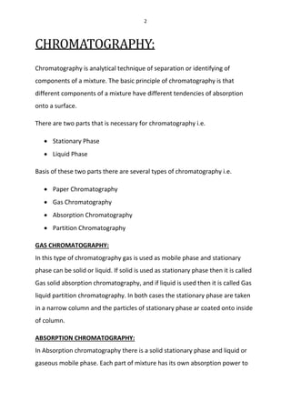 Paper chromatography | PDF