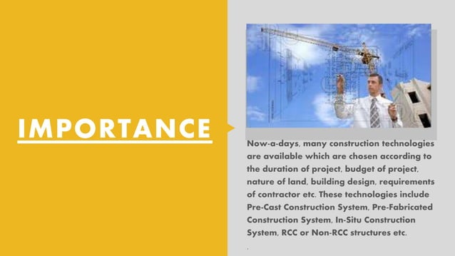 1. introduction to construction technology by 15CRP46 | PPTX | Civil ...