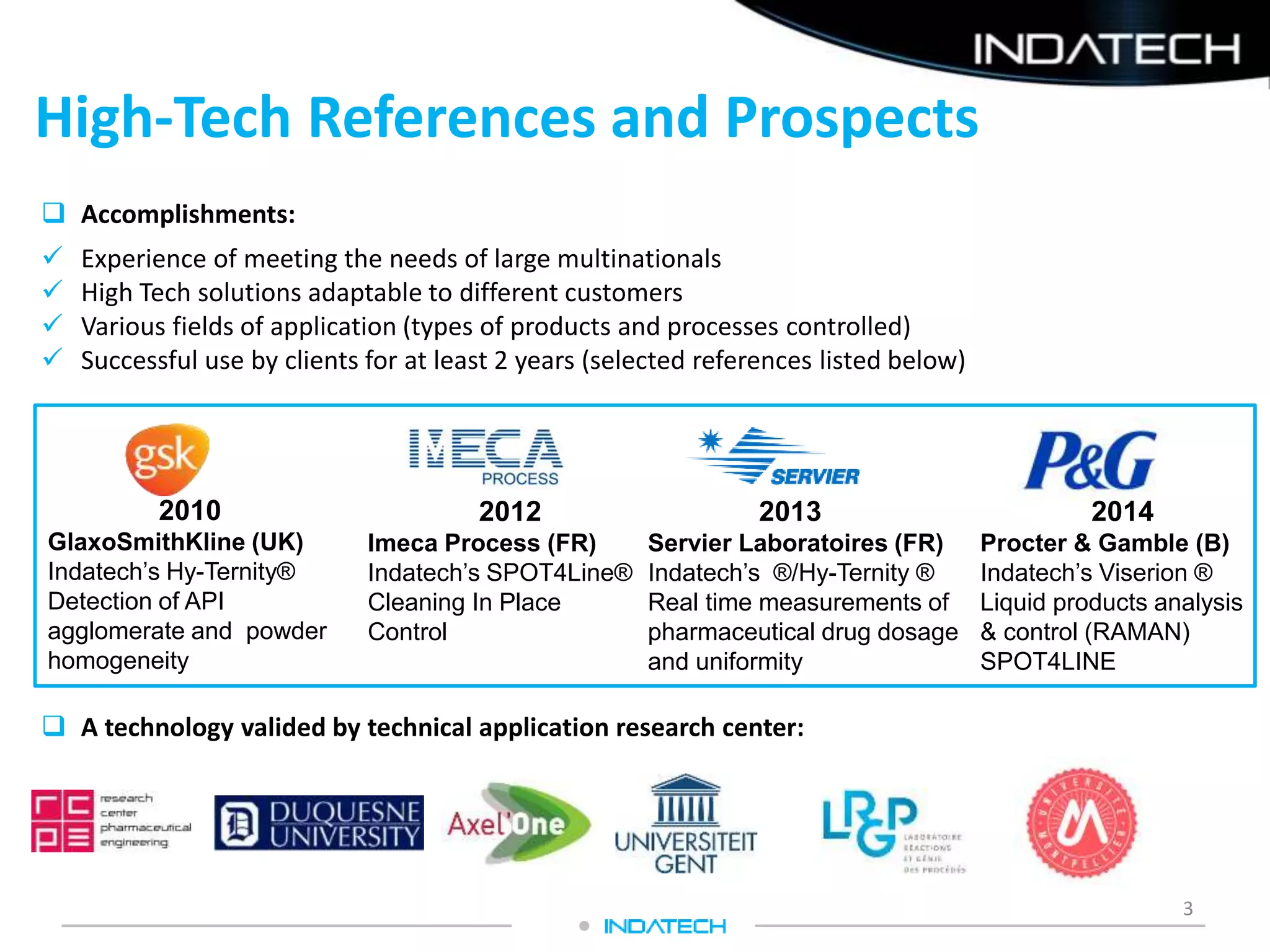 Presentation INDATECH | PPTX