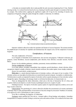Traumatology - Fractures and Dislocations | DOCX