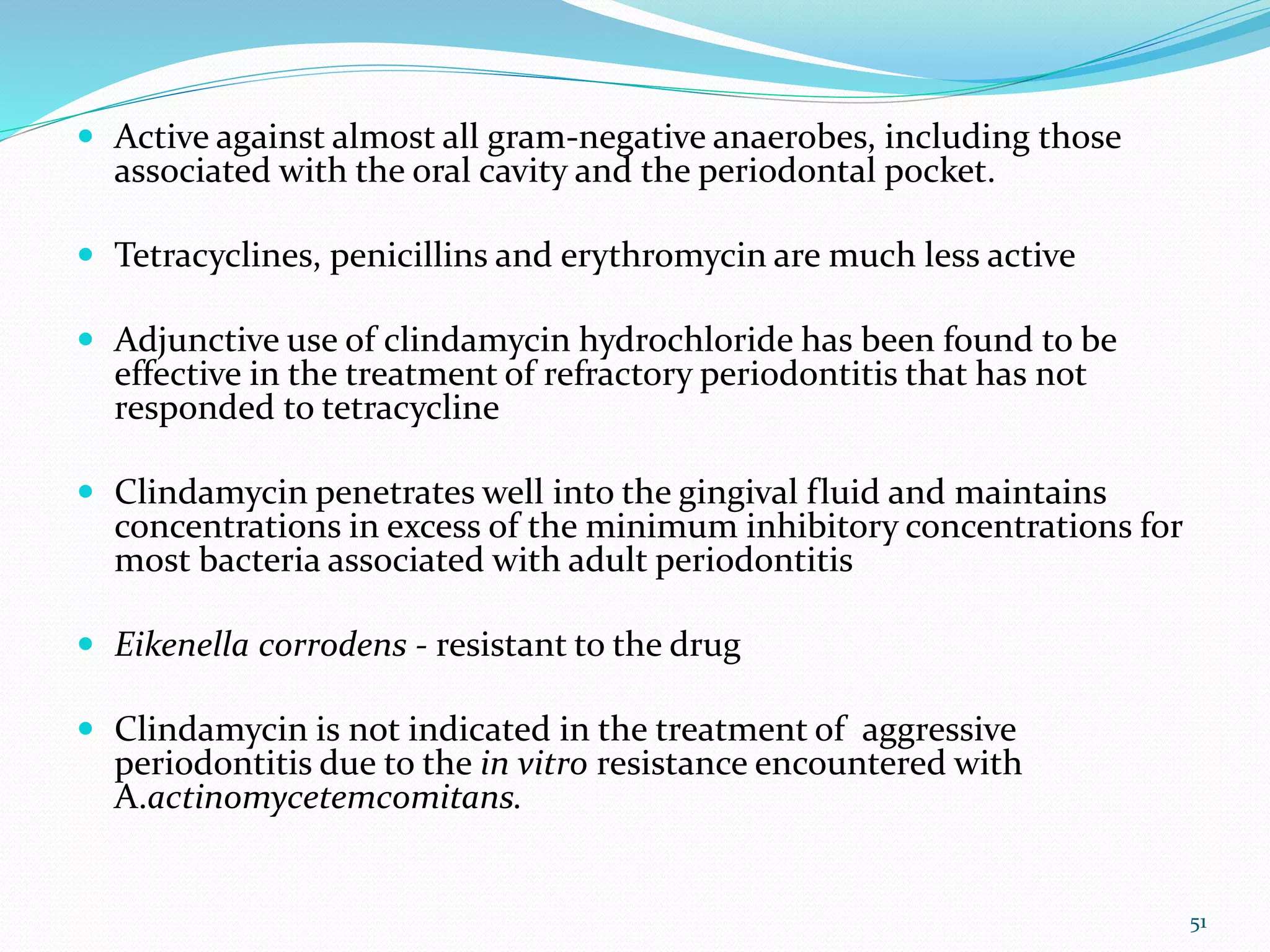 1. antibiotics in periodontics | PPTX