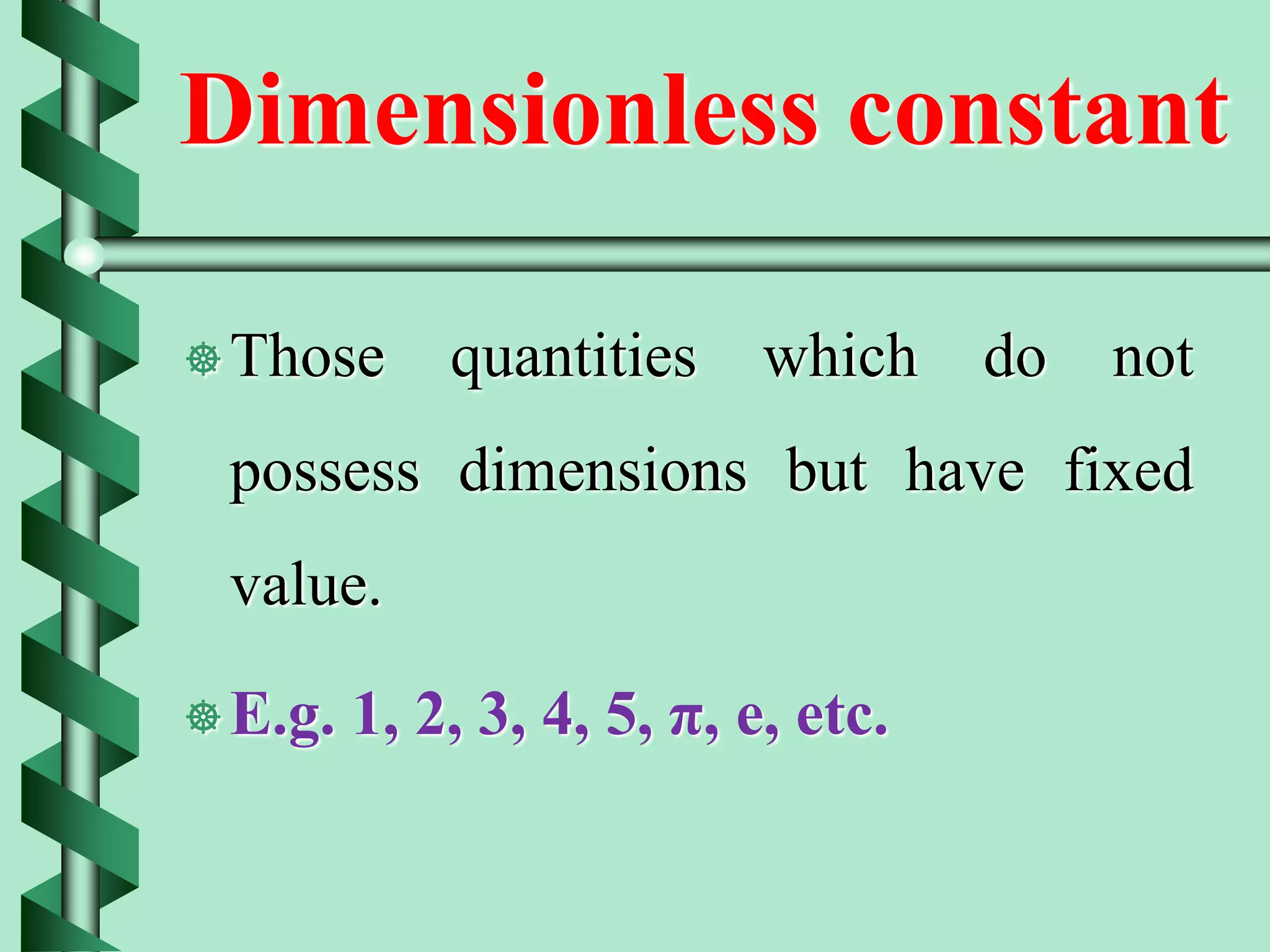 Dimensions and Dimensional Analysis | PPTX