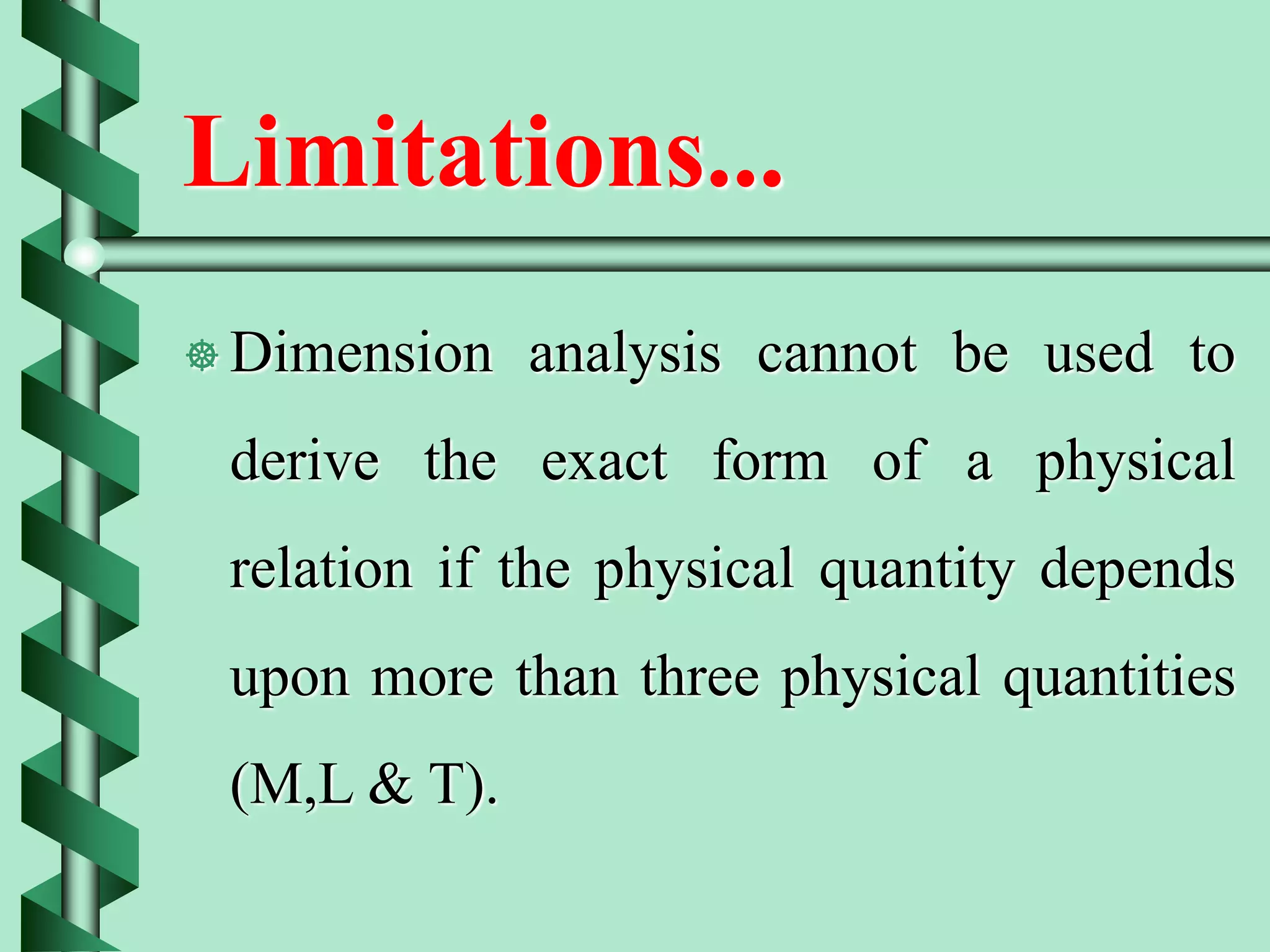 Dimensions And Dimensional Analysis PPTX Dimensions And Dimensional Analysis PPTX