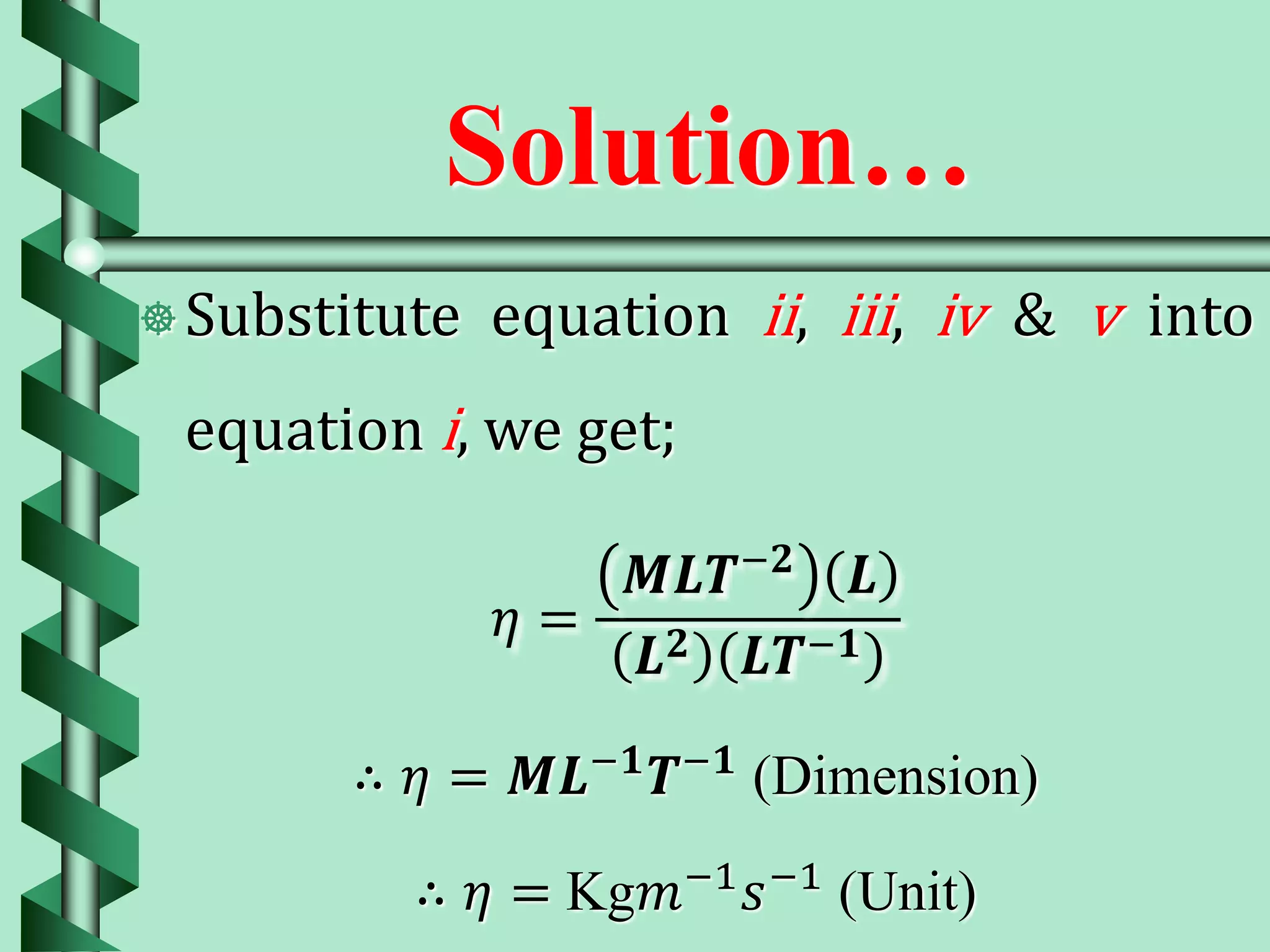 Dimensions and Dimensional Analysis | PPTX