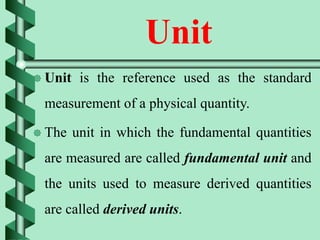 Dimensions and Dimensional Analysis | PPTX