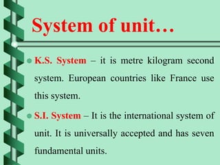Dimensions and Dimensional Analysis | PPTX