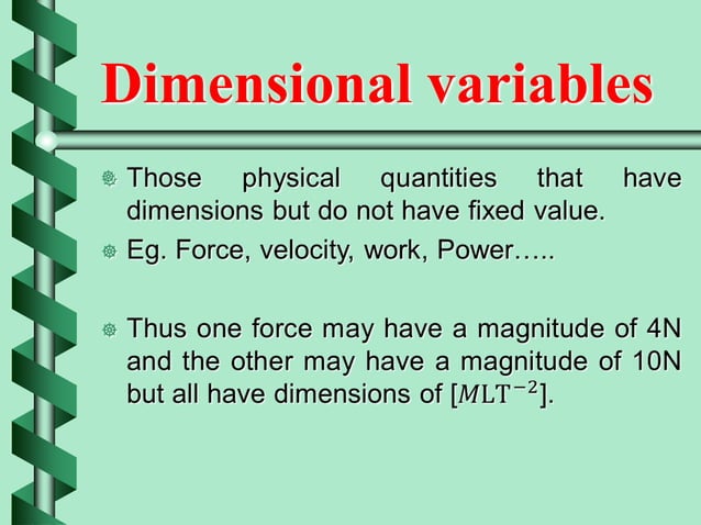 Dimensions and Dimensional Analysis | PPTX