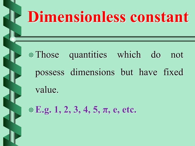 Dimensions and Dimensional Analysis | PPTX