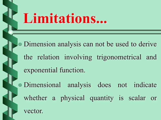 Dimensions and Dimensional Analysis | PPTX