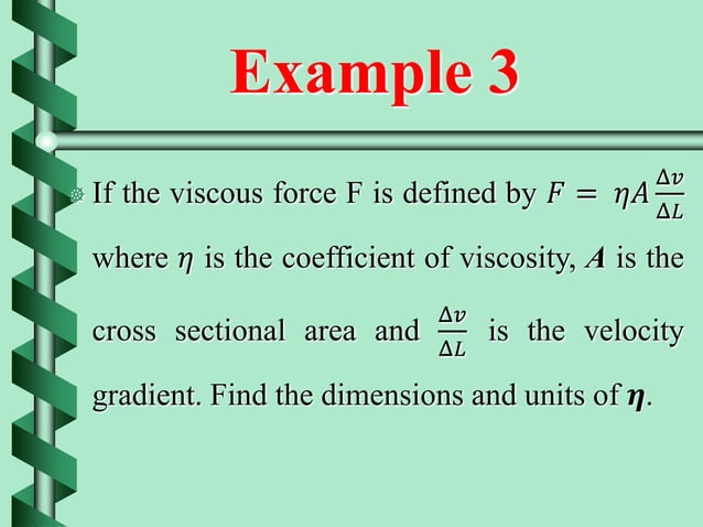 Dimensions and Dimensional Analysis | PPTX