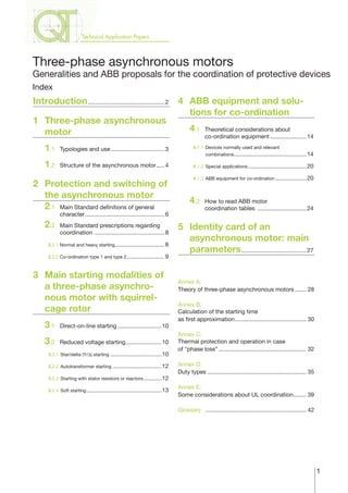 Three-phase asynchronous motors | PDF