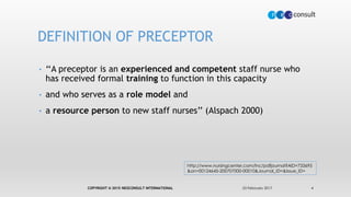 1. preceptorship what does it mean | PDF
