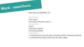 Mock it right! A beginner’s guide to world of tests and mocks, Maciej ...
