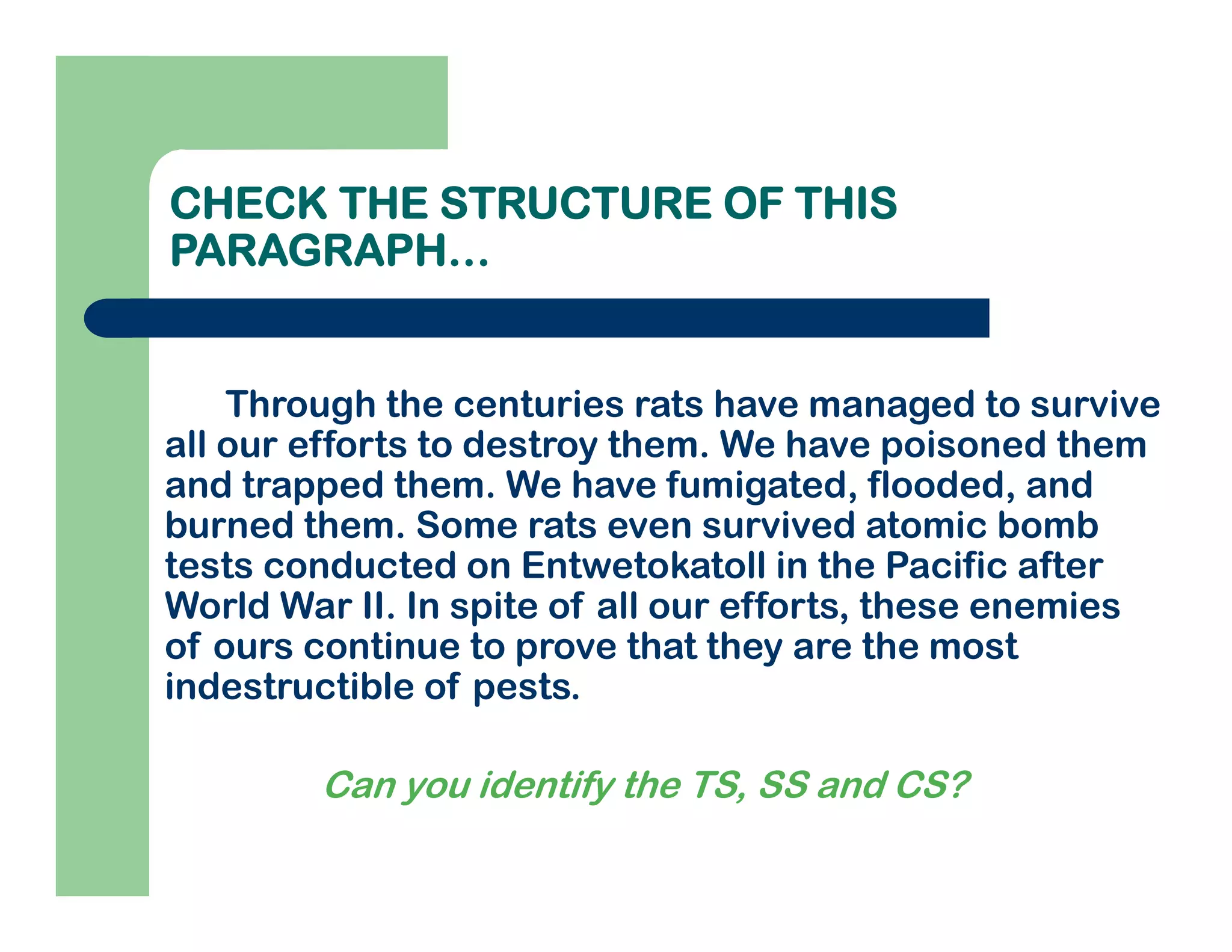 1.what is a paragraph. | PDF