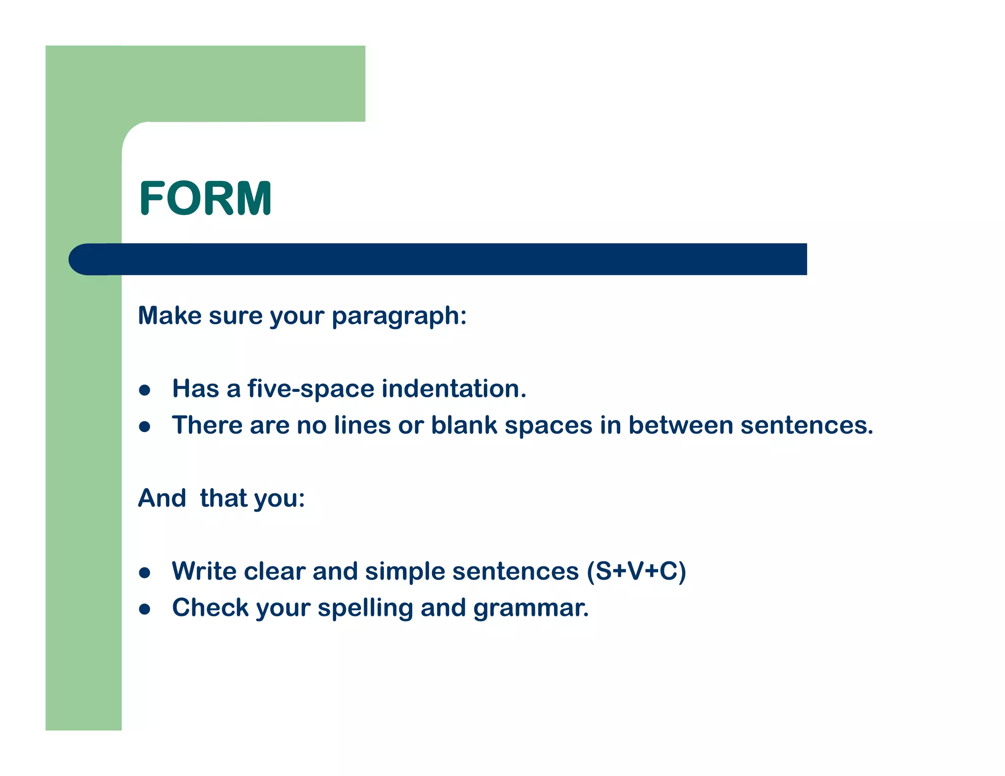 1.what is a paragraph. | PDF
