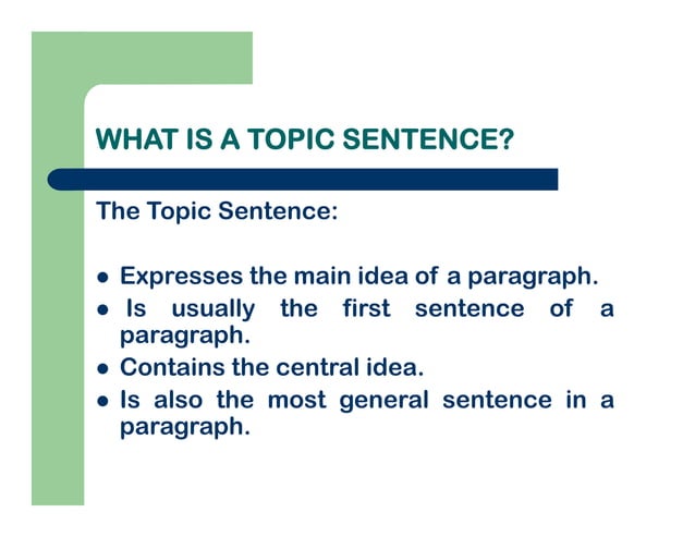 1.what is a paragraph. | PPT