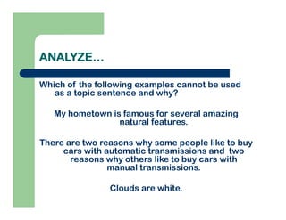 1.what is a paragraph. | PPT