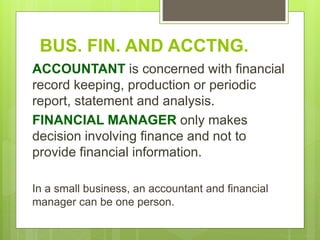 1. introduction to business finance | PPTX