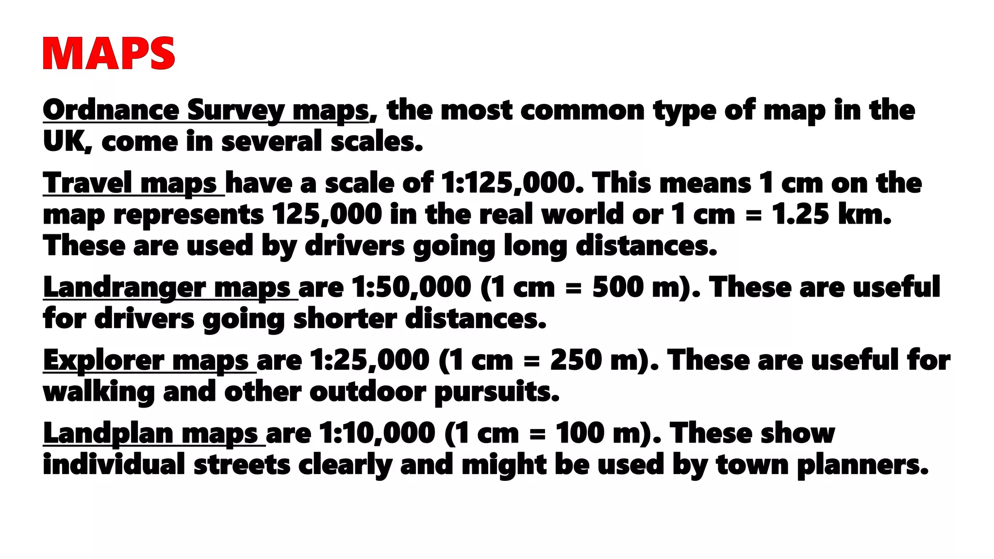 GEOGRAPHY IGCSE: MAP SKILLS | PPTX