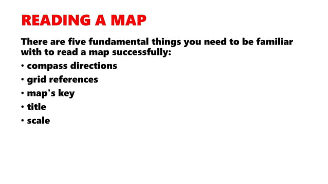 GEOGRAPHY IGCSE: MAP SKILLS | PPTX