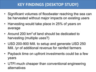 Underground Taming of Floods for Irrigation (UTFI): An Innovative ...