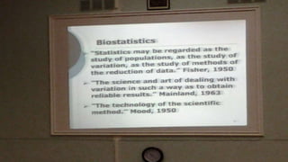Concept of Biostatics | PPT