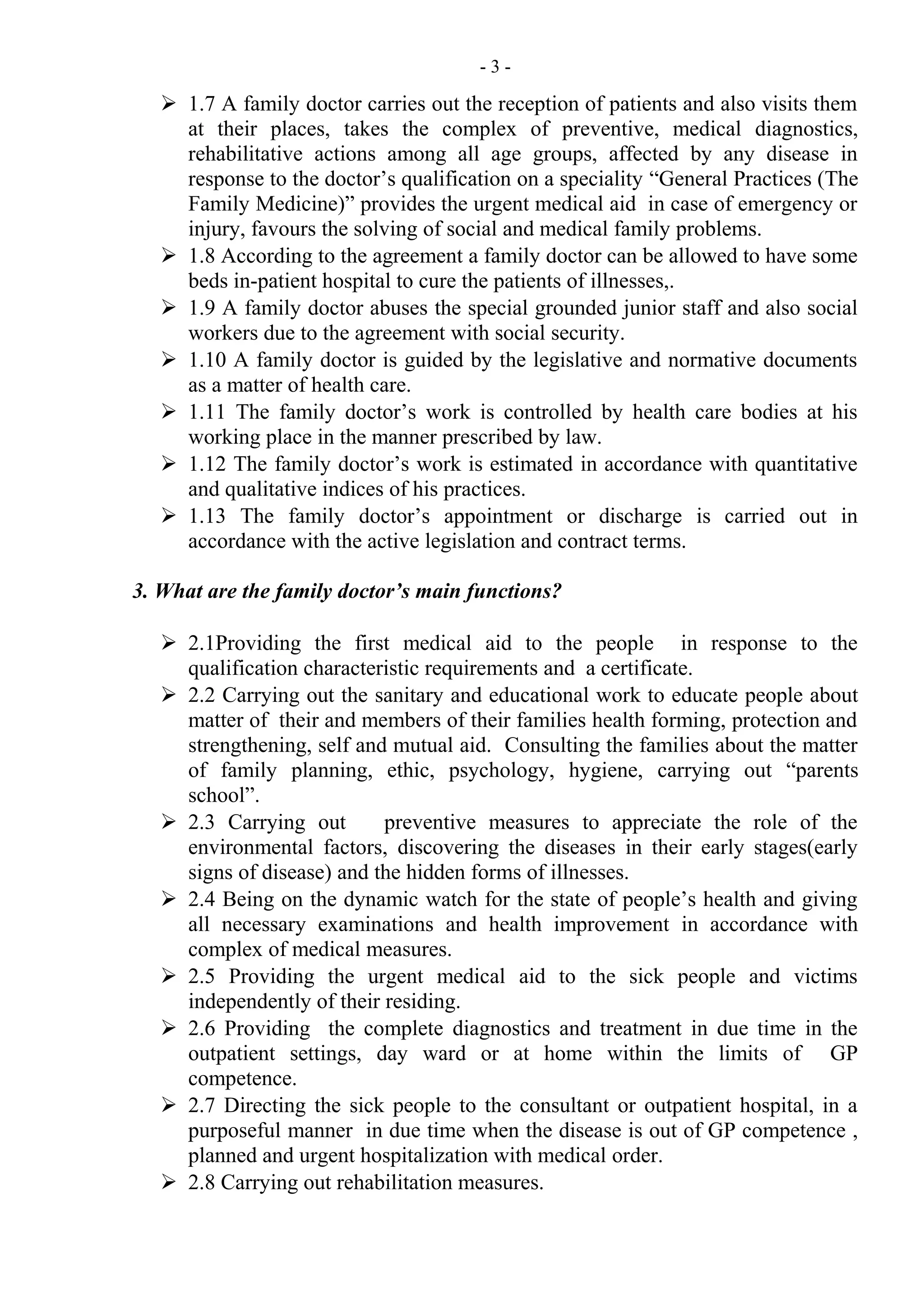General structures of Health care and Population service principles.The ...