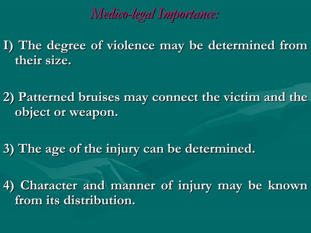 Bases of Forensic medical traumatology. Blunt objects | PPT | Death ...