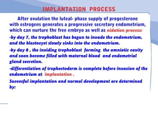 Physiology of Fertilization, Implantation, Placental & Fetal ...