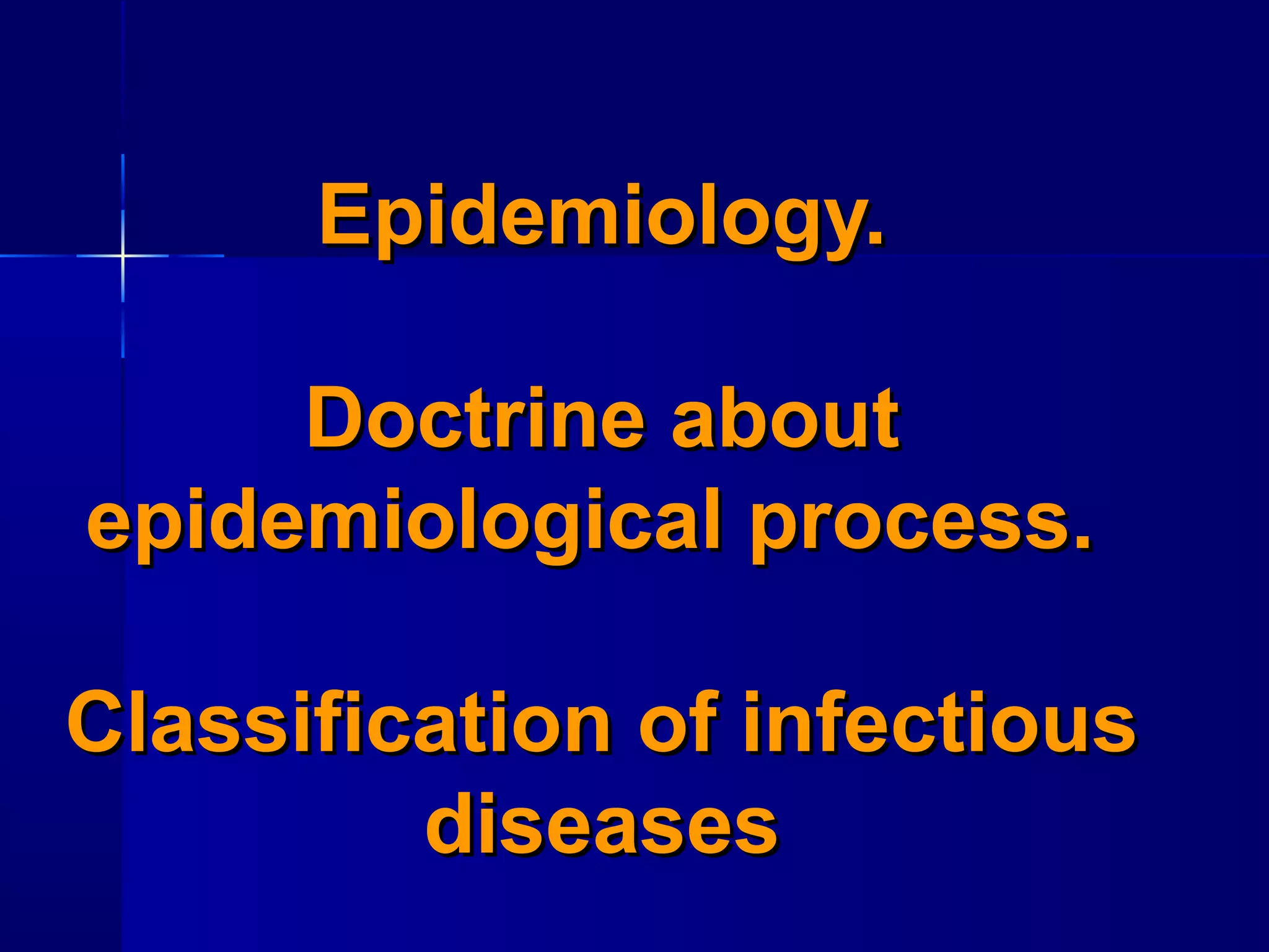 Classification of Infectious diseases | PPT