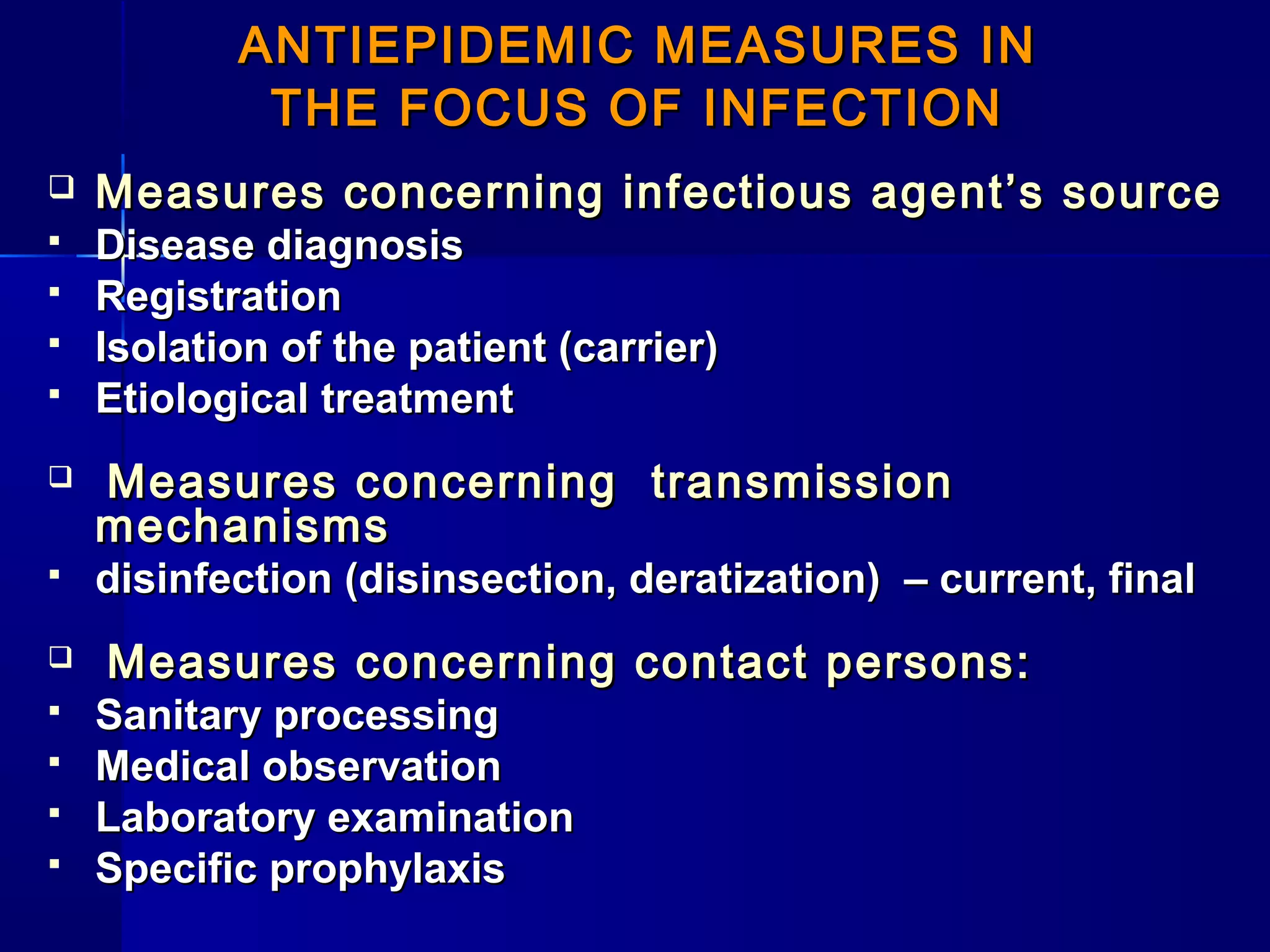 Classification of Infectious diseases | PPT