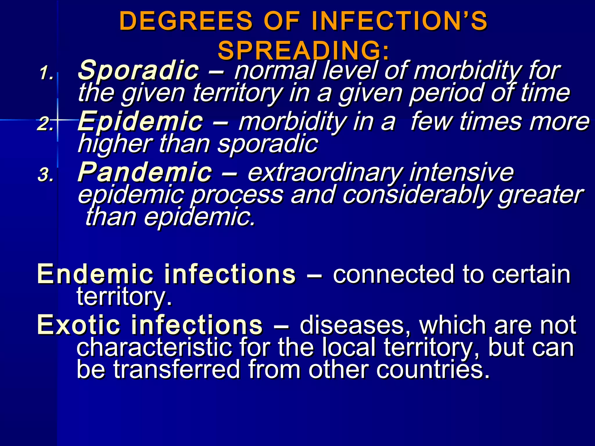 Classification of Infectious diseases | PPT