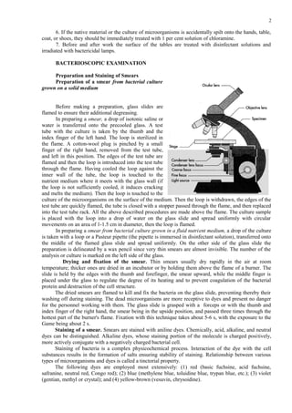 Working regime of microbiological laboratory. Rules of the Immersion ...