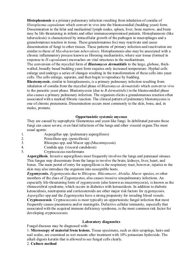 Classification of Fungi. Superficial Mycoses & Systemic Mycoses. Derm…