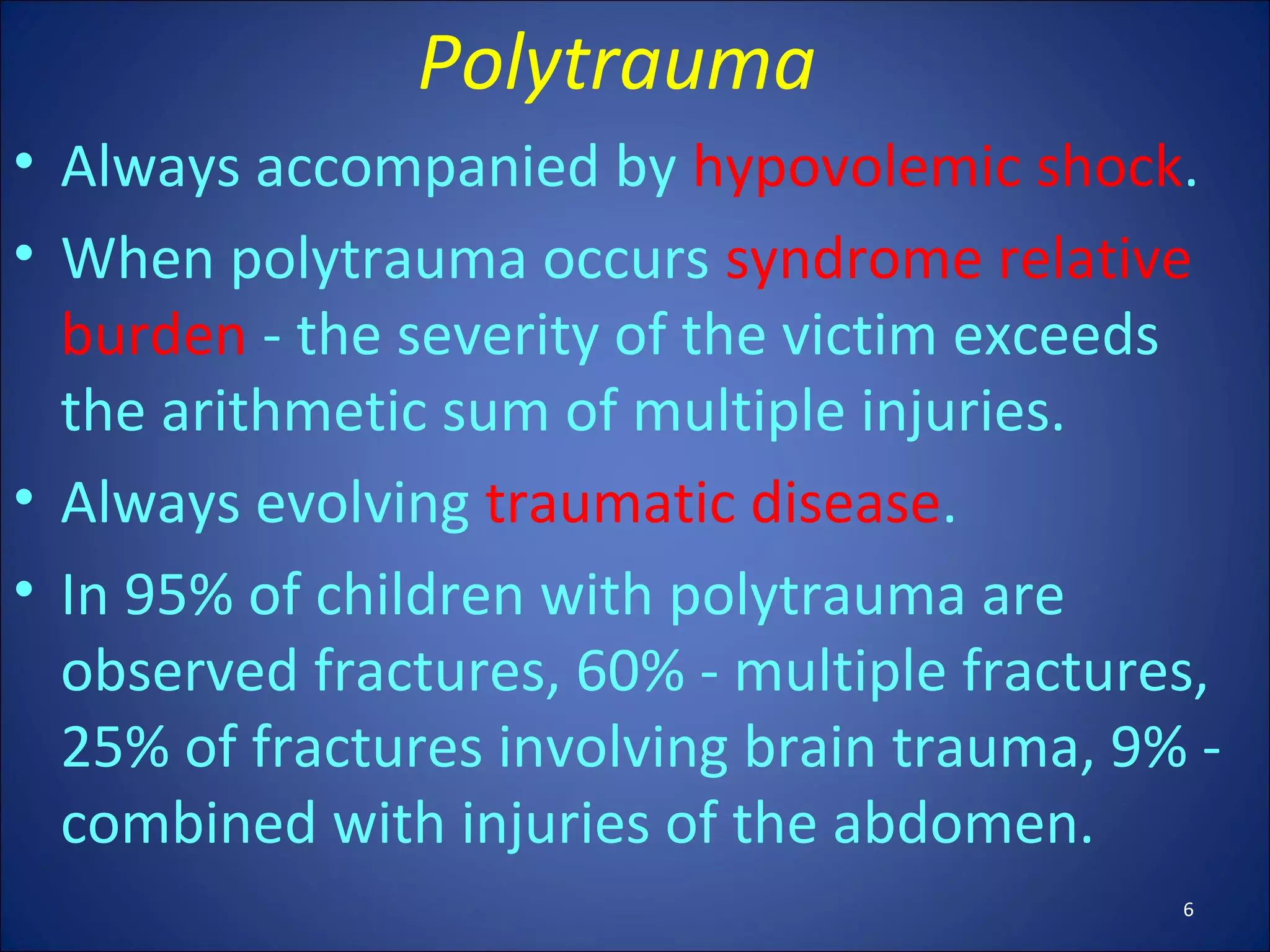 Trauma in children. Polytrauma. Trauma of chest cavity. | PPT