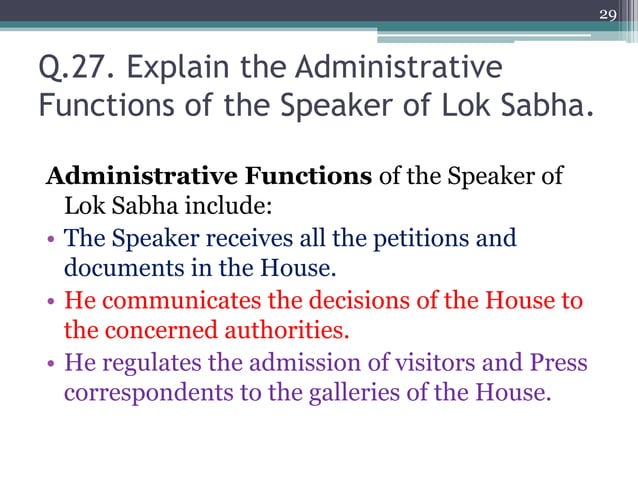 The Union Parliament | PPTX