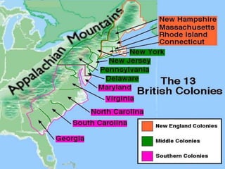 Map Of The Middle Colonies