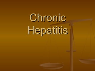 Chronic Hepatitis | PPT