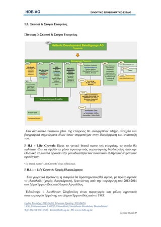 1.4 f συνοπτικο επιχειρηματικο σχεδιο 2013 2018 | PDF
