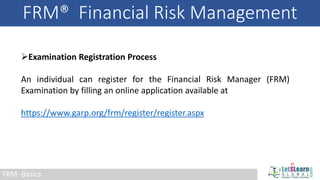 Financial Risk Manager - FRM | PPTX