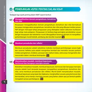 Elemen KBAT dalam Kurikulum | PDF