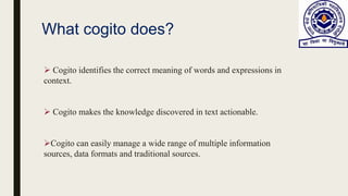 Cognitive Technology | PPTX