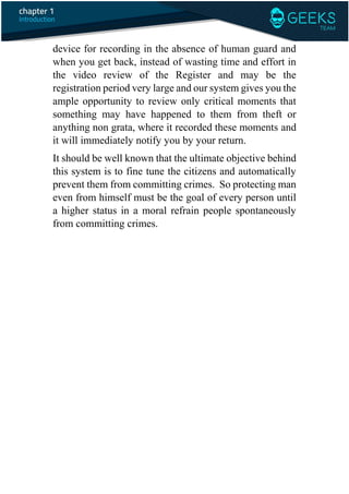 Video surveillance Moving object detection& tracking Chapter 1 | PDF