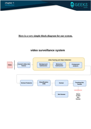 Video surveillance Moving object detection& tracking Chapter 1 | PDF