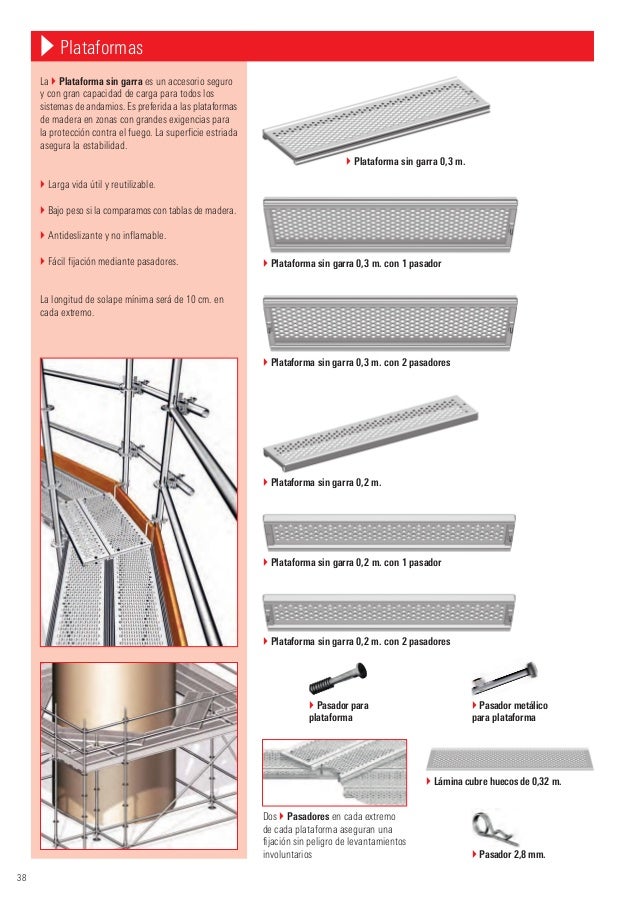 Sistema de andamio multidireccional layher allround