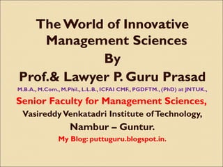 1. introduction to management science gp | PPT