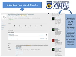 OneSearch Intro: Gender Selection, 2017 | PPT